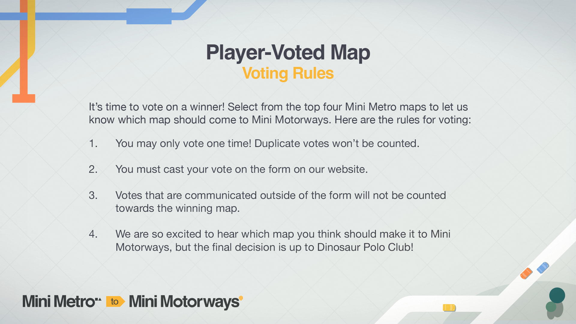 Player-Voted Map: Rules of Nominating/Voting and General Conditions ...